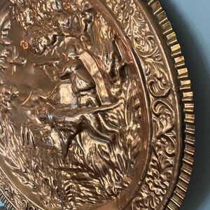 Vintage Copper Wall Plates. 16 Large Copper Wall Plaques Wall Decor ...