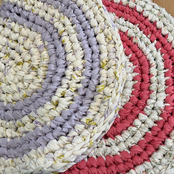 Cotton Crochet Rug - Etsy