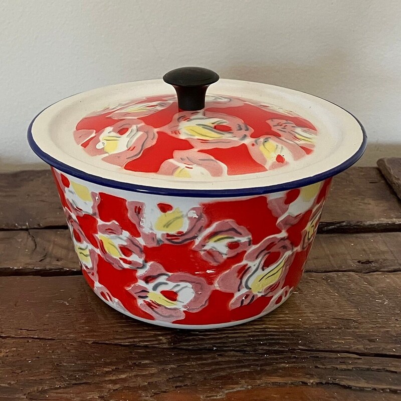 Enamelware Pot - Etsy