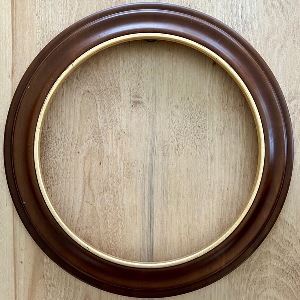 Round Wood Plate Frames - Etsy