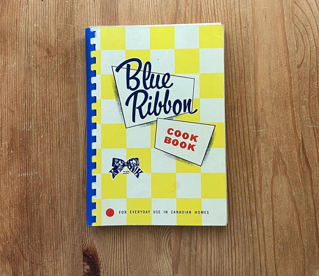 Vintage Blue Ribbon Cookbook. 26th Edition, 1960's Softcover, Coil ...