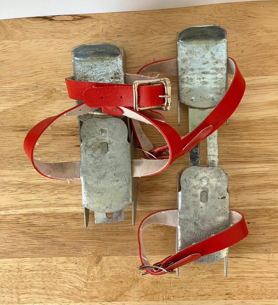 Vintage Ice Skates, Bob Skates Adjustable, Strap on by Dominion, Canada ...