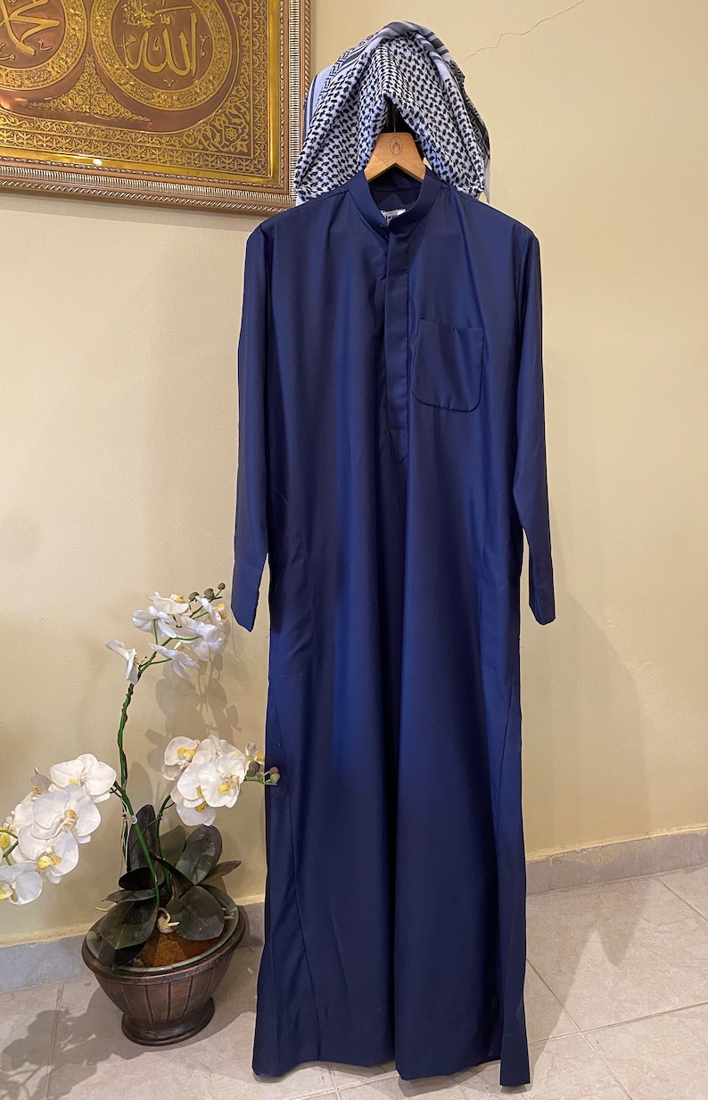 Thobe Men Jubba for Boys Kuwaiti Emirati Thobe Islamic Modern Thobe ...