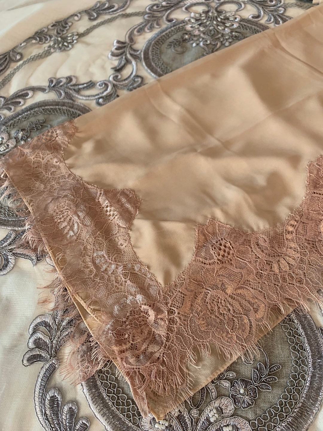 Lace Chiffon Hijab for Women 1 Piece Hijab Khimar Scarf Shawl Wrap for ...