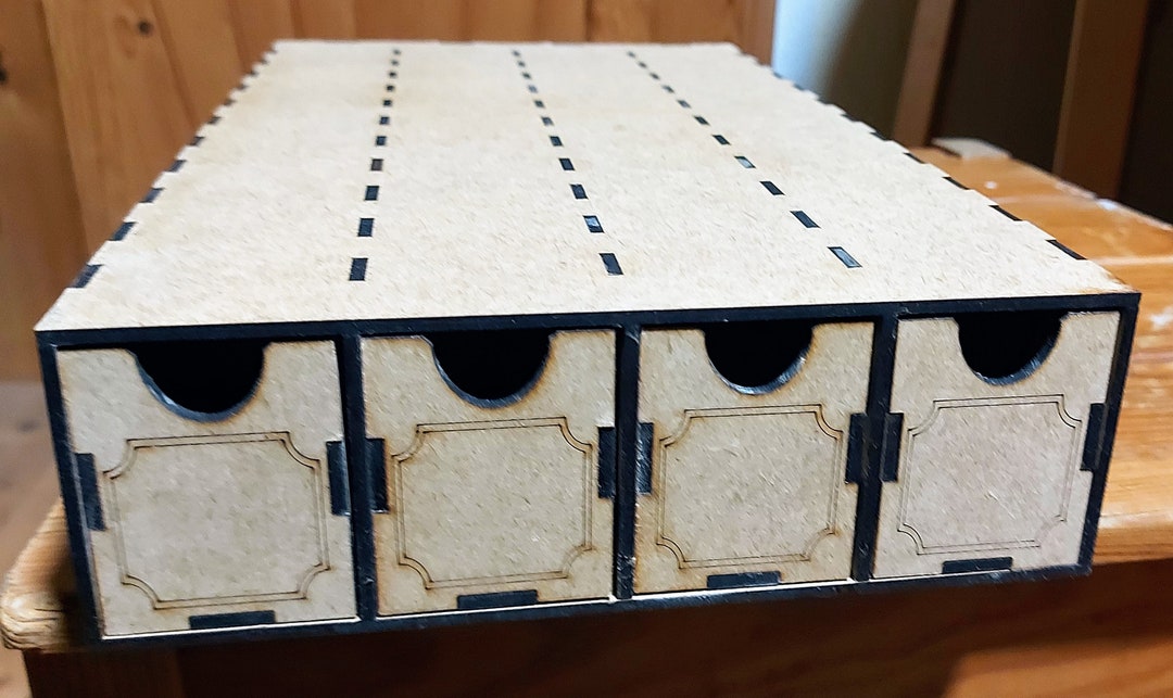 Storage Box for HO Scale Wagons, Locomotives - Svg/dxf/ai/pdf - Laser ...