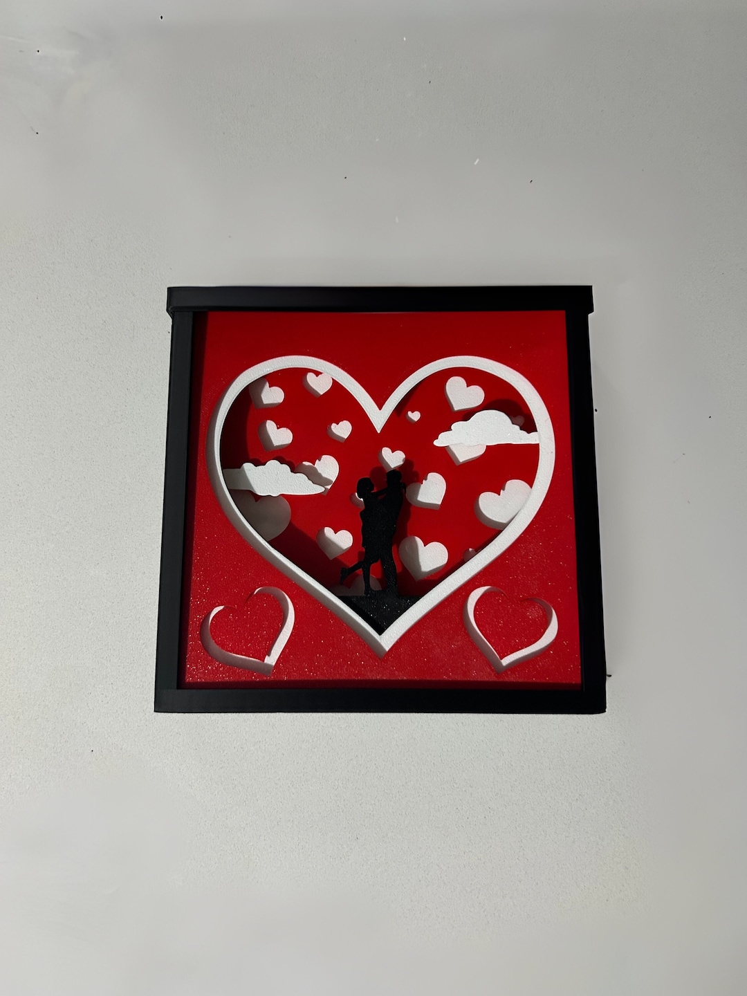 Ethereal Love Elegance 3D Printed Heart-themed Light-up Table Frame ...