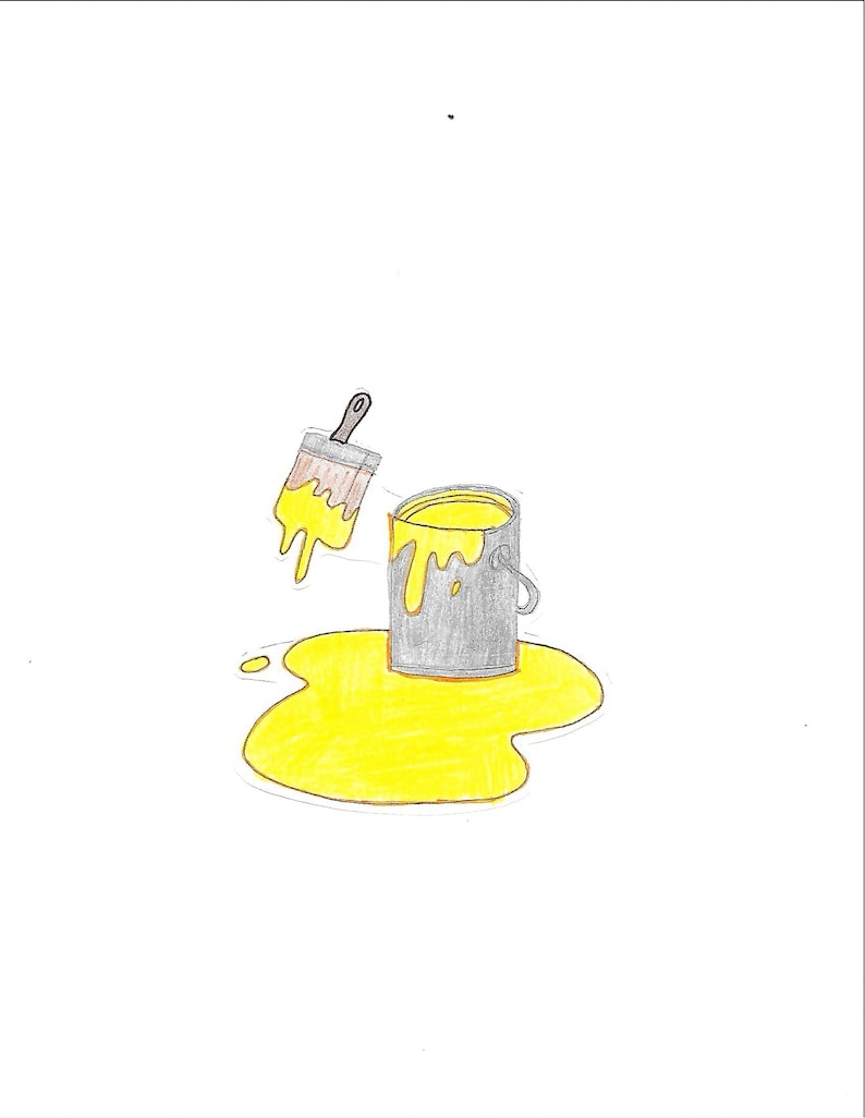 Hand Drawn Color Flashcards - Etsy