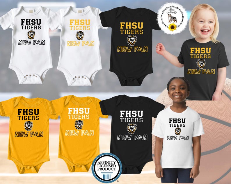 FHSU Onesies, Fort Hays State University, Baby Onesie, Rookie Tiger ...
