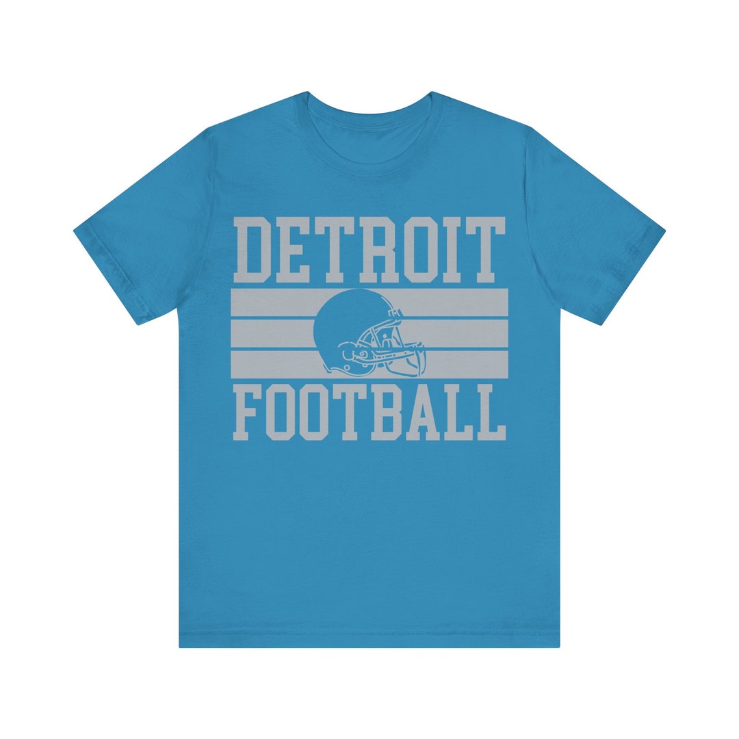 Vintage Detroit Football Shirt Lions Football Tshirt Retro Style T ...