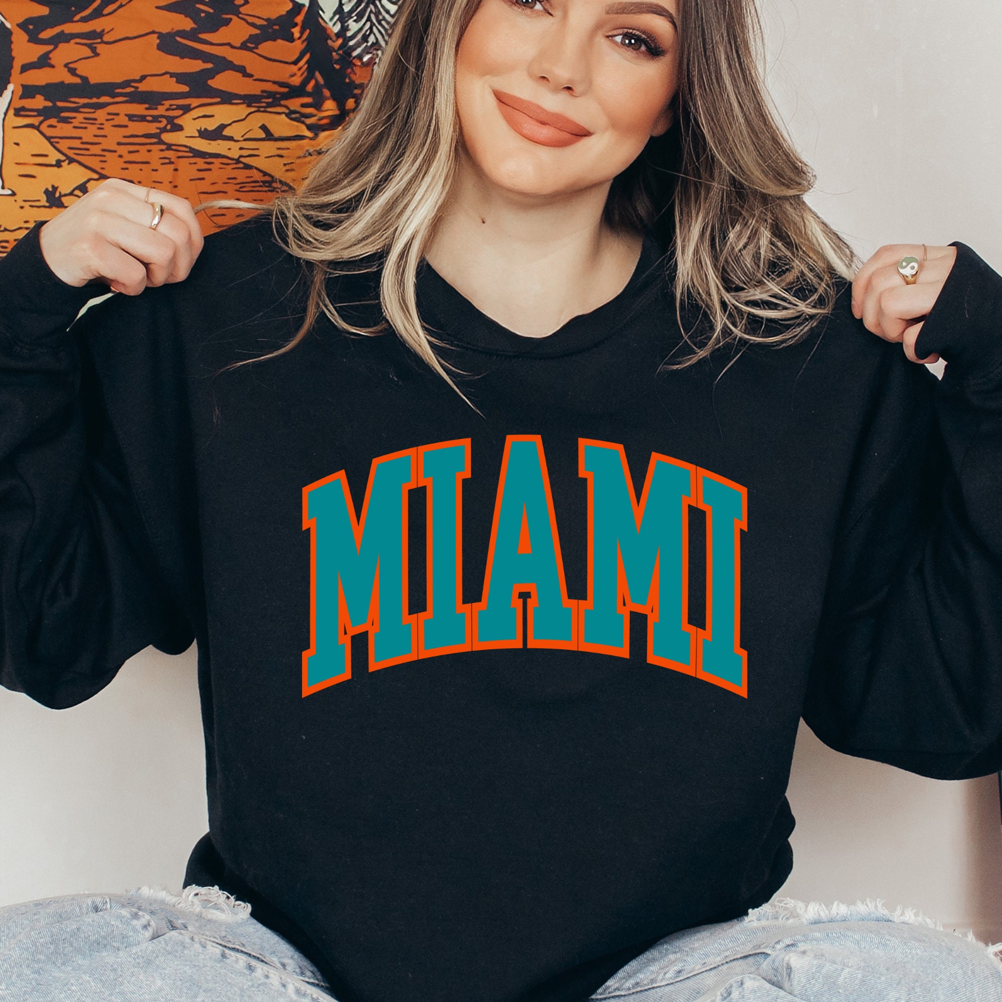 Miami Baseball SVG Dolphins PNG Miami Baseball Shirt Retro Vintage ...