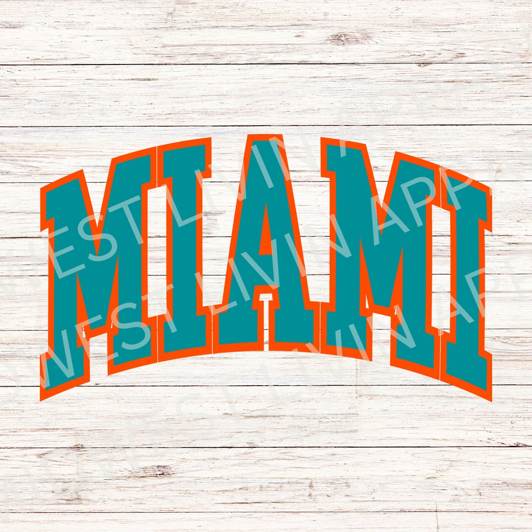 Miami Baseball SVG Dolphins PNG Miami Baseball Shirt Retro Vintage ...