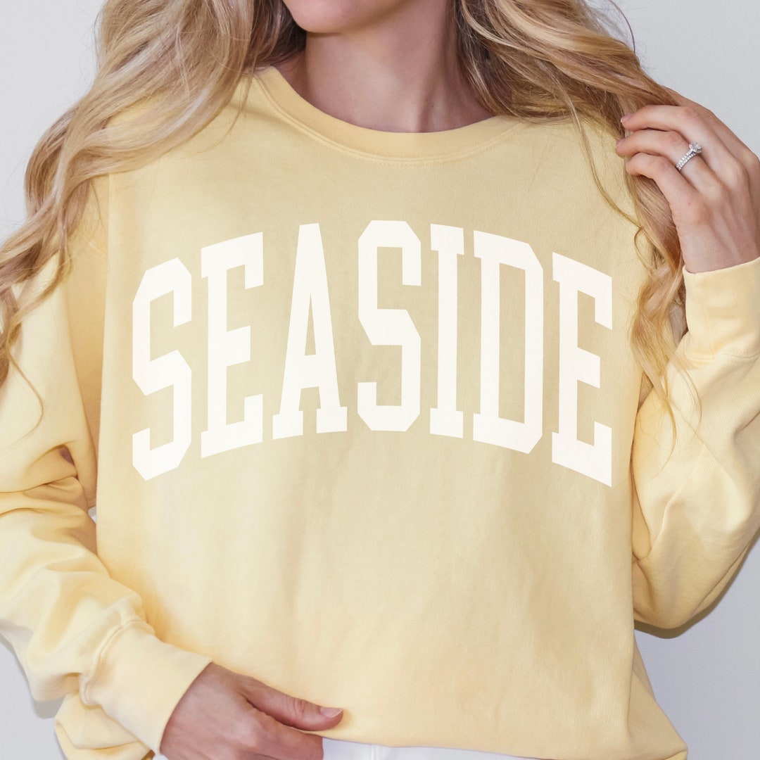 Seaside Sweatshirt Vintage Florida 30a Shirt Gift Comfort Colors Trendy ...