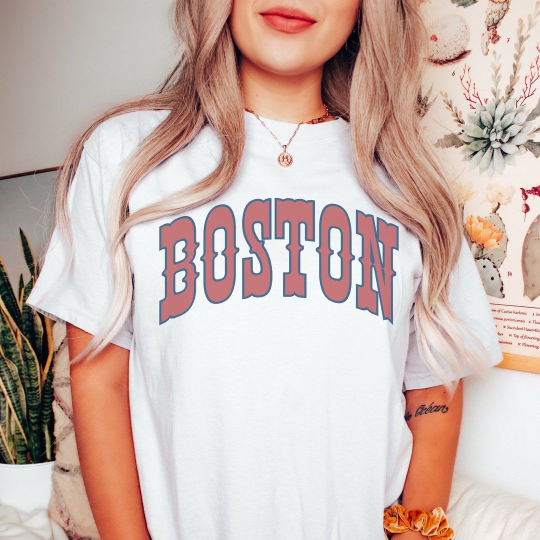 Boston Baseball Comfort Colors Tshirt Red Sox Shirt Boston Shirt ...