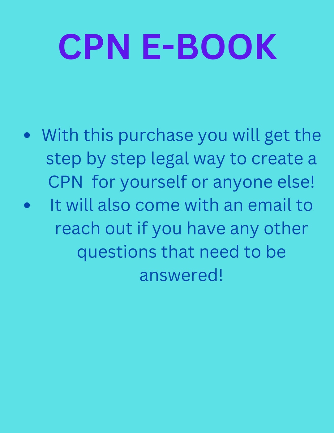 How to Make CPN DIY CPN E-book step by Step - Etsy