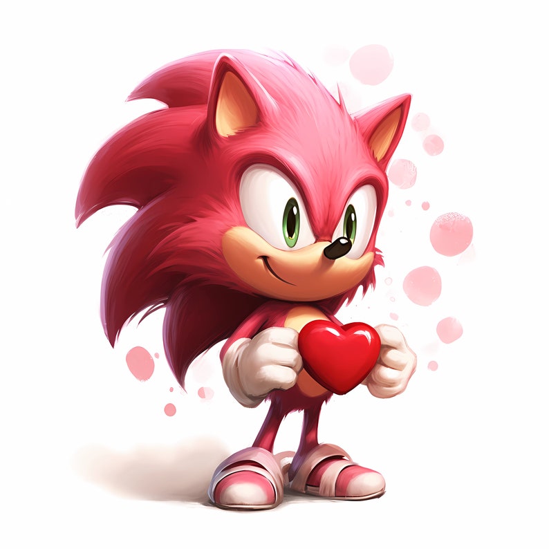 Pink Sonic Clipart Png, Sonic the Hedgehog PNG, Cartoon Sonic Clipart ...
