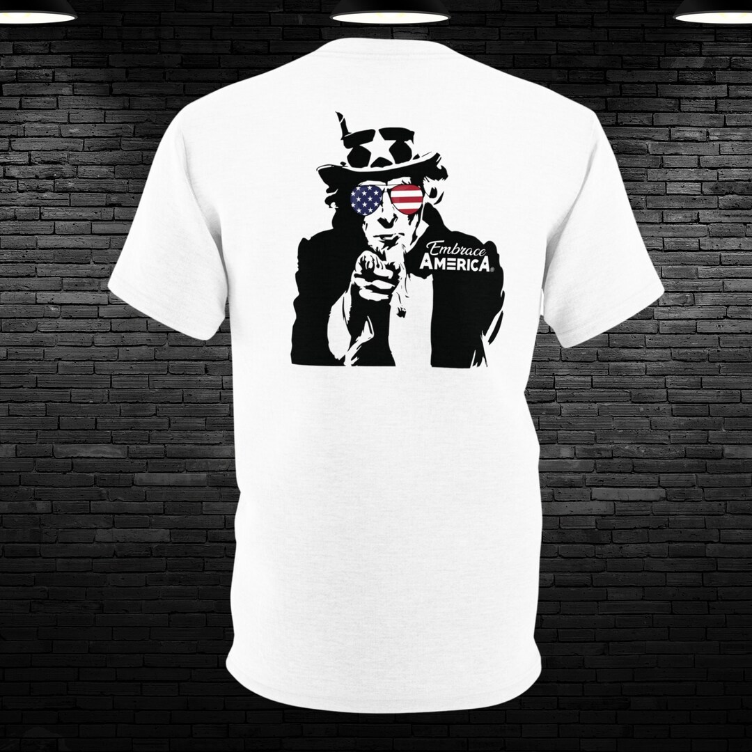 Patriotic Uncle Sam T-shirt for American Patriot Gift for Military ...