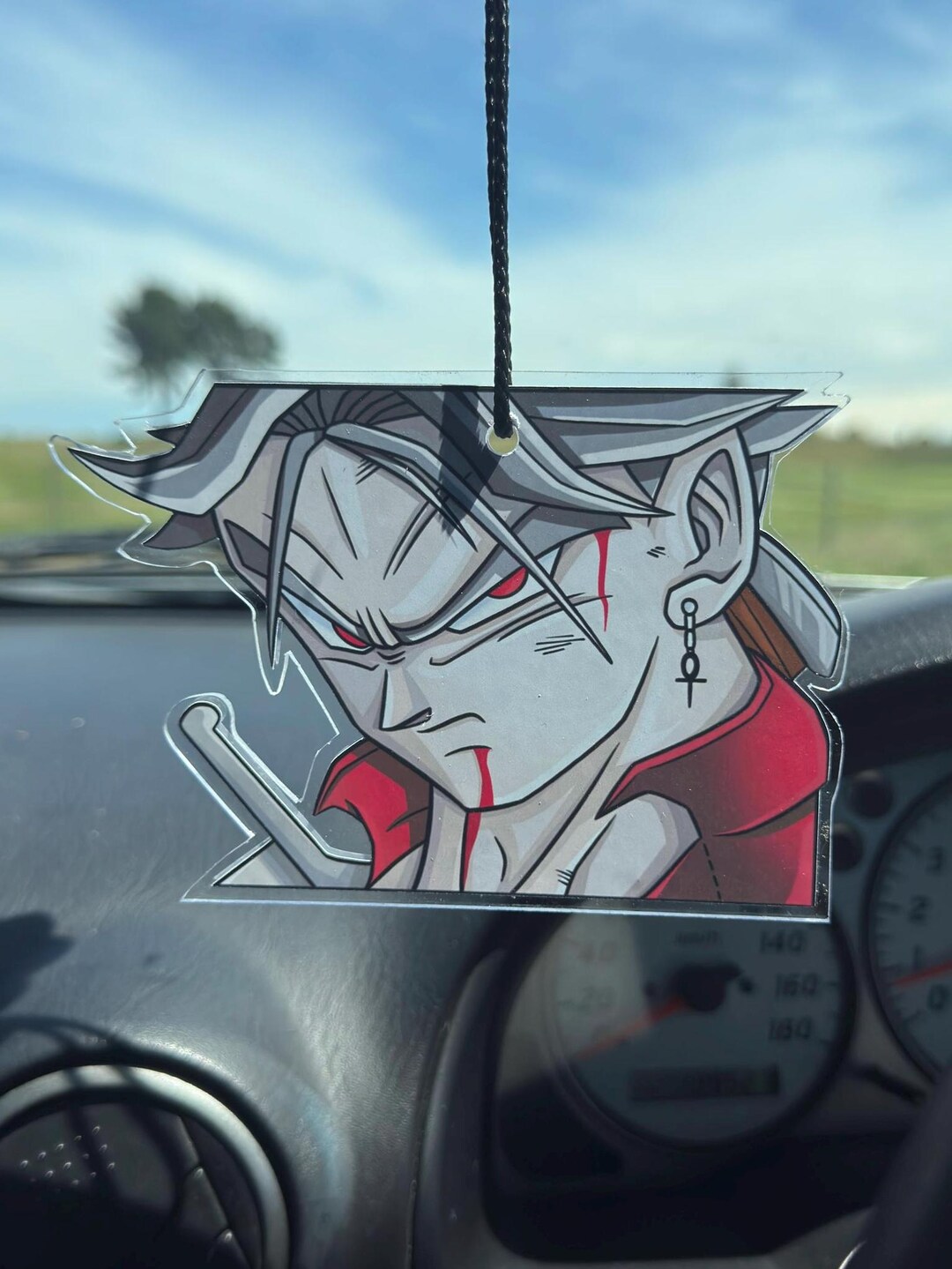 DBZ Trunks Limited Edition Evil Colour Way Acrylic Car Mirror Accessory ...