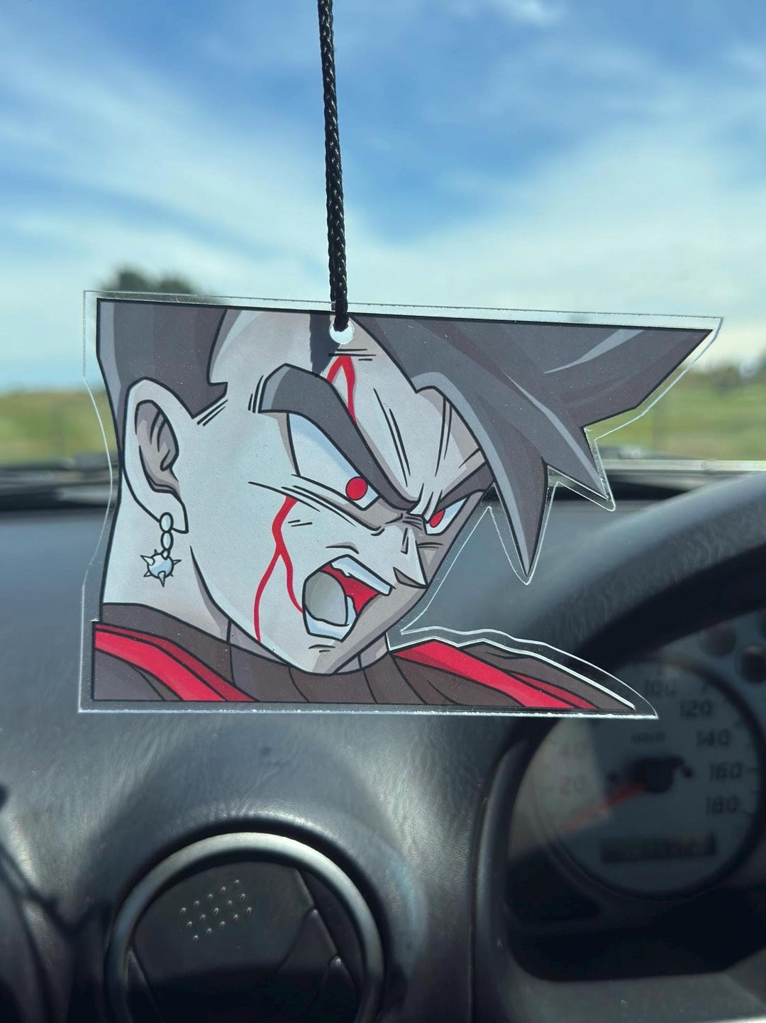 DBZ Gohan Limited Edition Evil Colour Way Acrylic Car Mirror Accessory ...