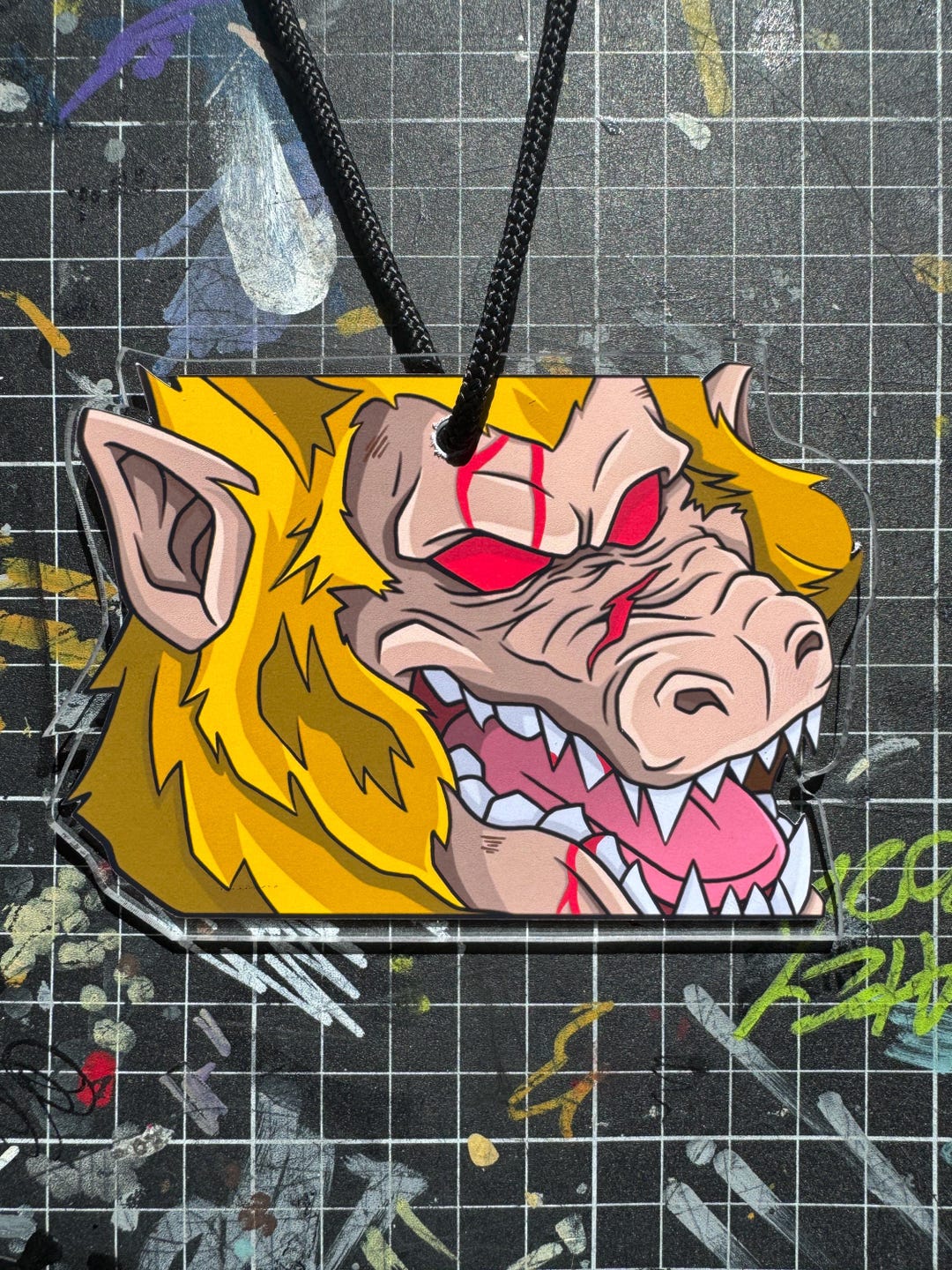 DBZ Great Ape Acrylic Car Mirror Accessory Hanger | Handmade Anime ...