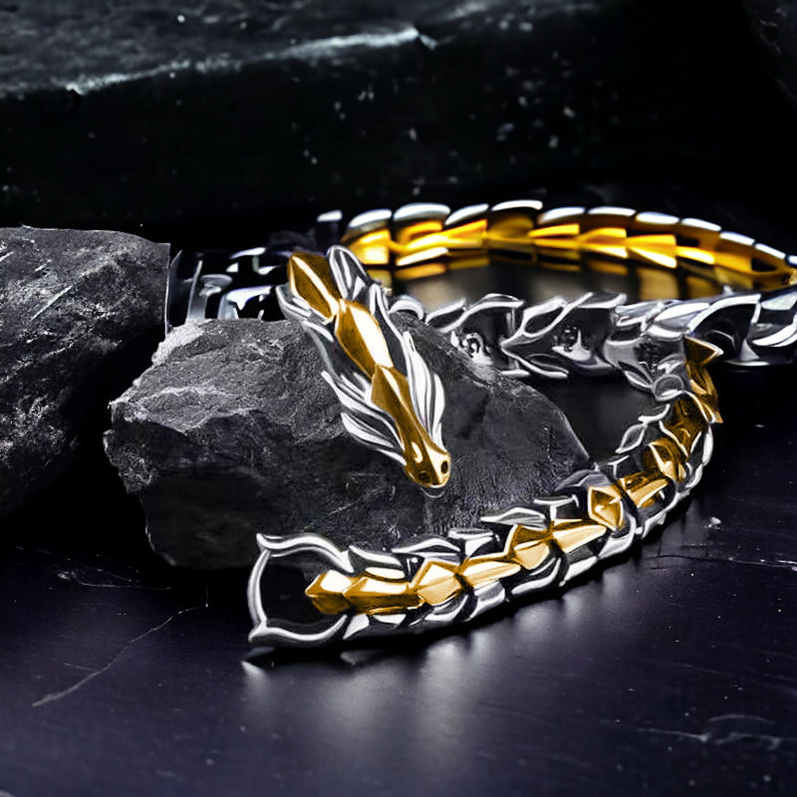Japanese Dragon Bracelet Luxury Bracelet, Japanisch, Filigranes Armband ...