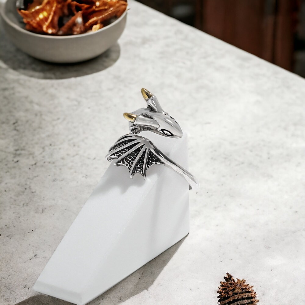 Unique Japanese Dragon Ring Verstellbarer Ring, Adjustable Japanese ...