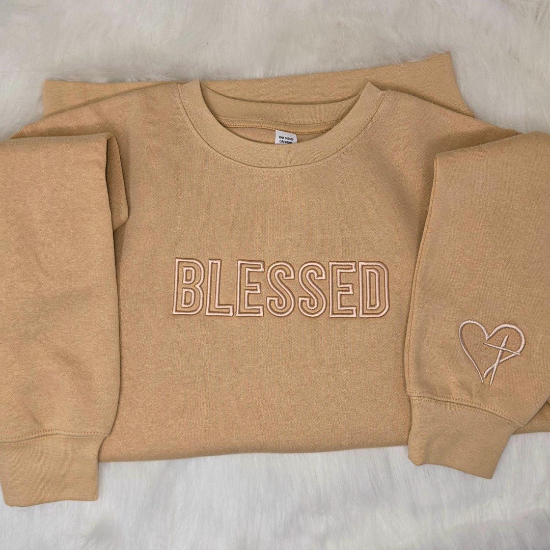 3D Puff Embroidery Sweatshirt, Puffy Embroidery - Etsy