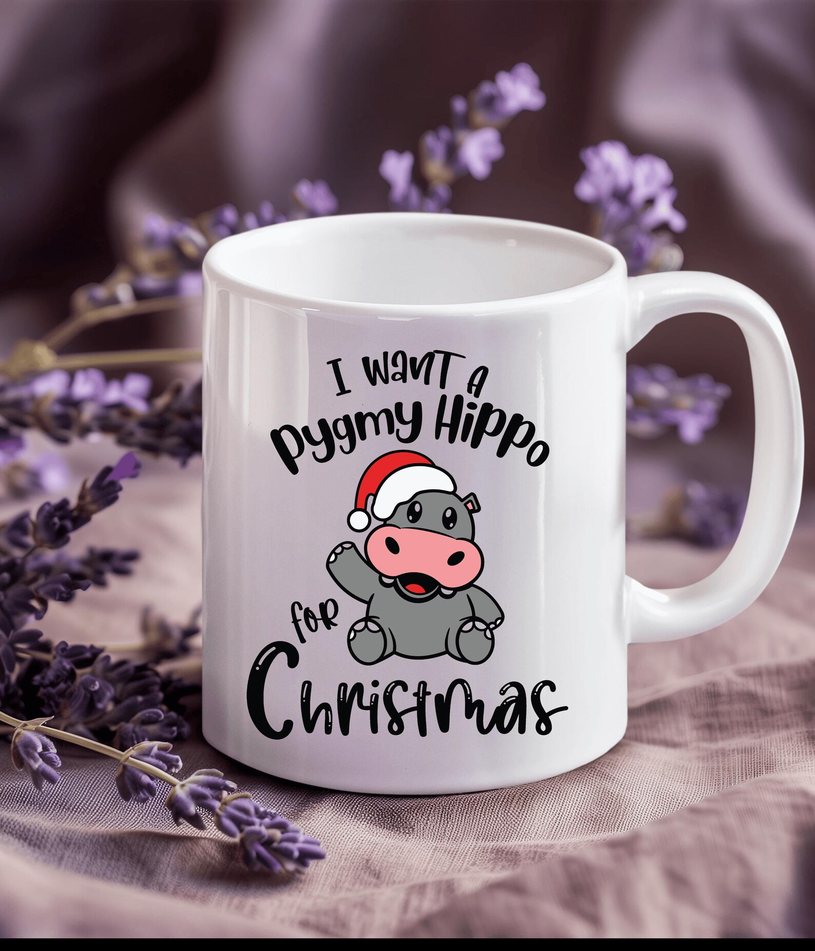Pygmy Hippo Christmas Gift, Moo Deng Cup, Moo Deng Coffee Mug, Moo Deng ...
