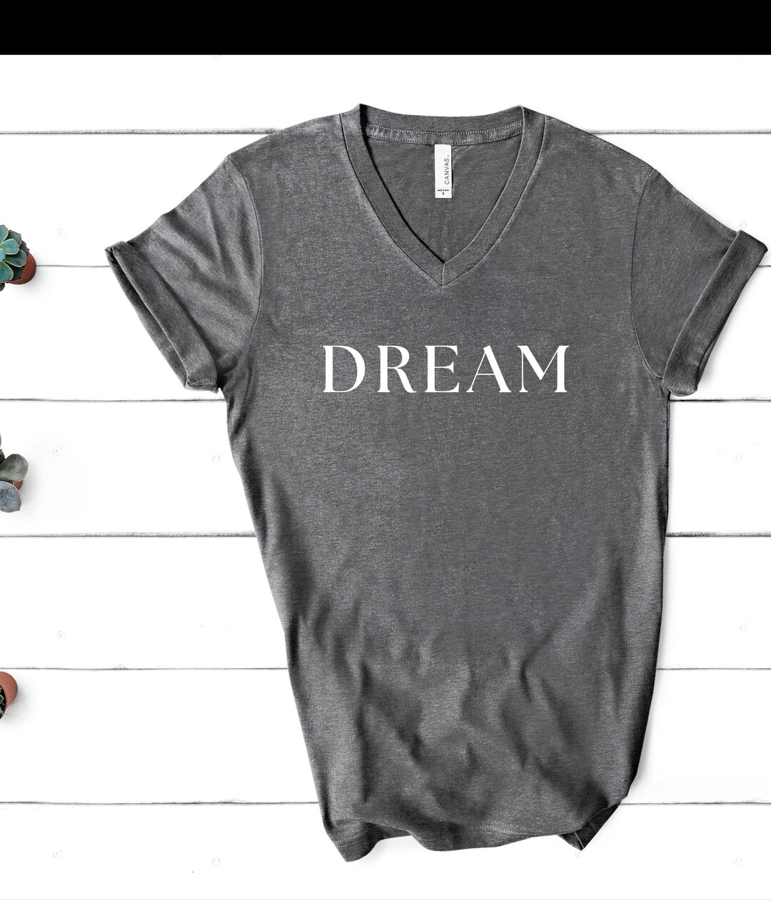 Dream V-neck Tshirt, Dream Team Outfits, Gifts for Dreamers, Gifts for ...