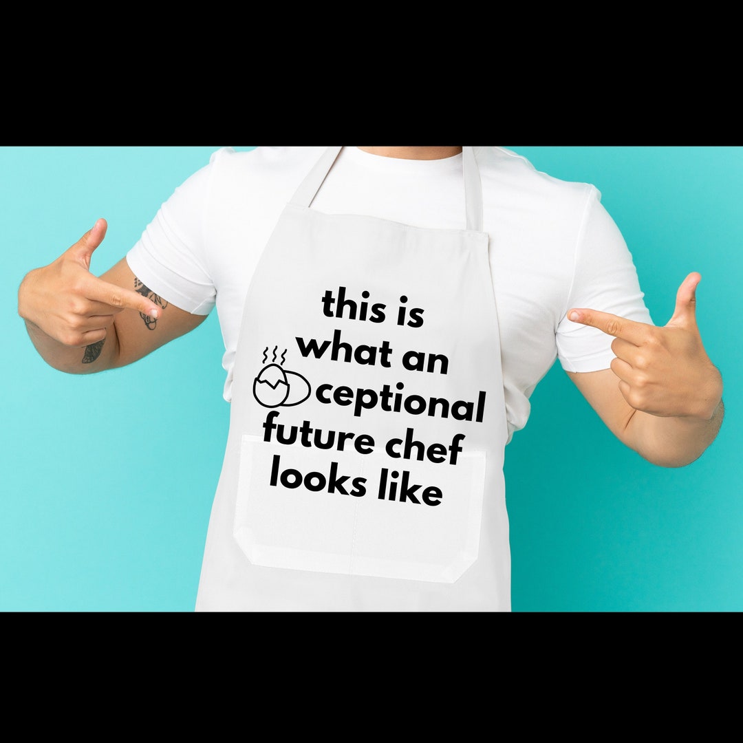 Cute Apron, Personalized Apron for Future Chefs, Womens Apron, Mens ...