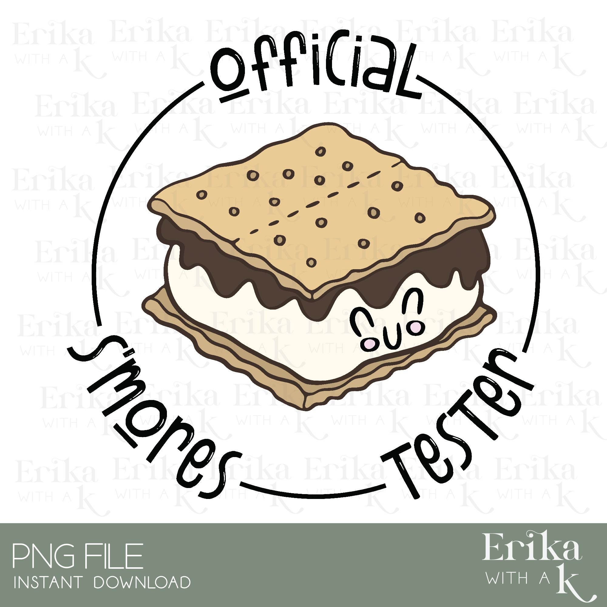 Cute Smiling Smores PNG Designs, Camping Campfire S'mores Quotes, PNG ...