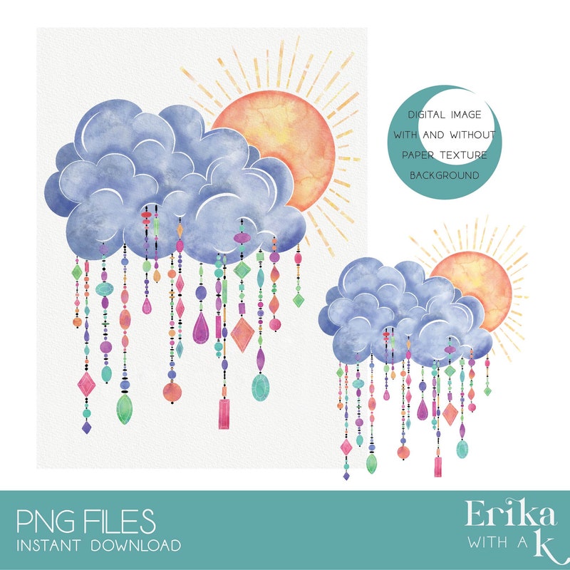 Dripping Rain Cloud - Etsy
