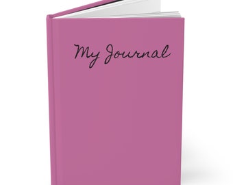 Pink and Gold Agate Hardcover Journal Matte - Etsy