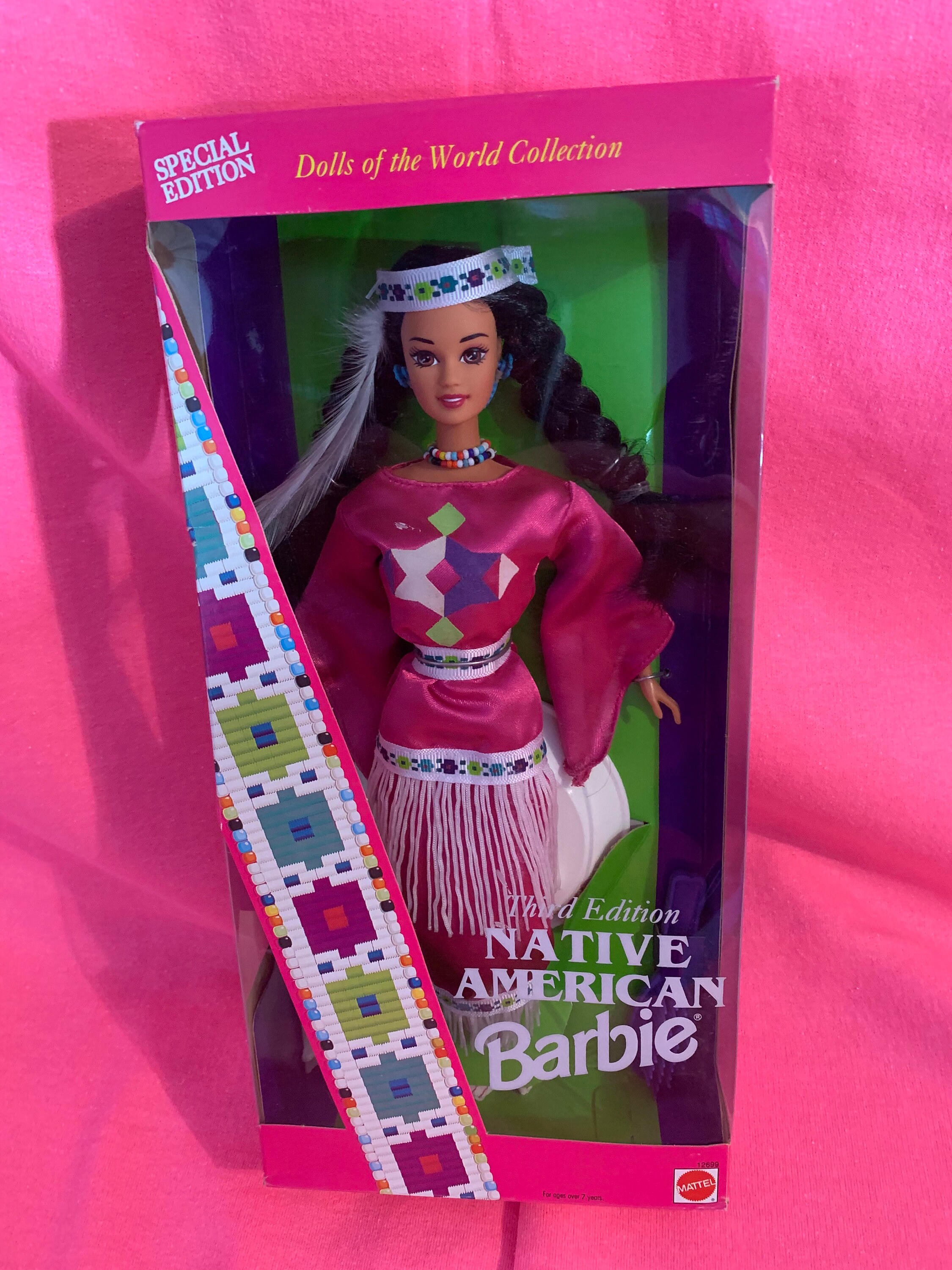 Third Edition Native American Barbie - 1994 - Dolls of the World ...