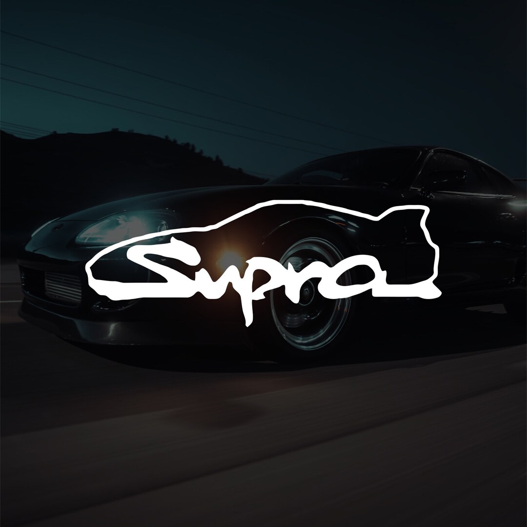 Supra Silhouette Vinyl Decal Sticker - Etsy