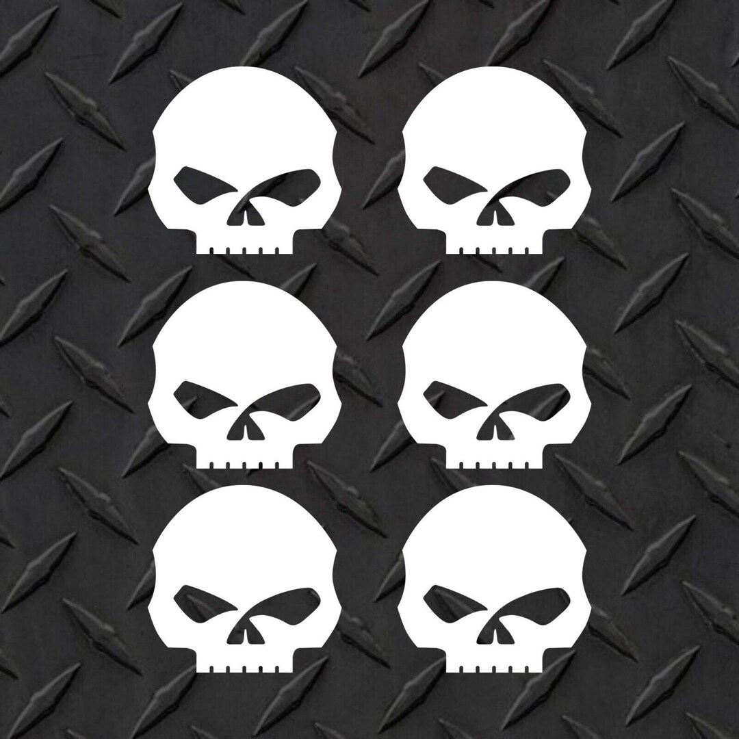 Harley Davidson Willie G Sticker 6 Pack - Etsy