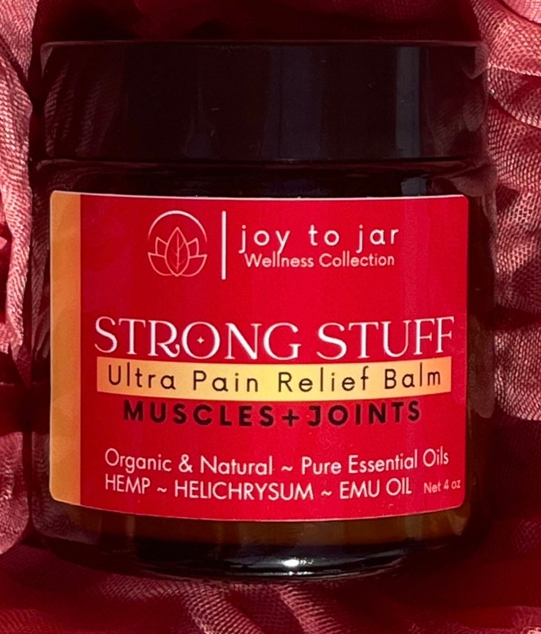 Organic Pain Balm Pure Arnica Emu Oil Muscle, Joint, Neuropathy ...