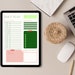 Vibrant Digital Daily Planner Bold Printable Productivity Planner PDF ...