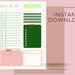 Vibrant Digital Daily Planner Bold Printable Productivity Planner PDF ...