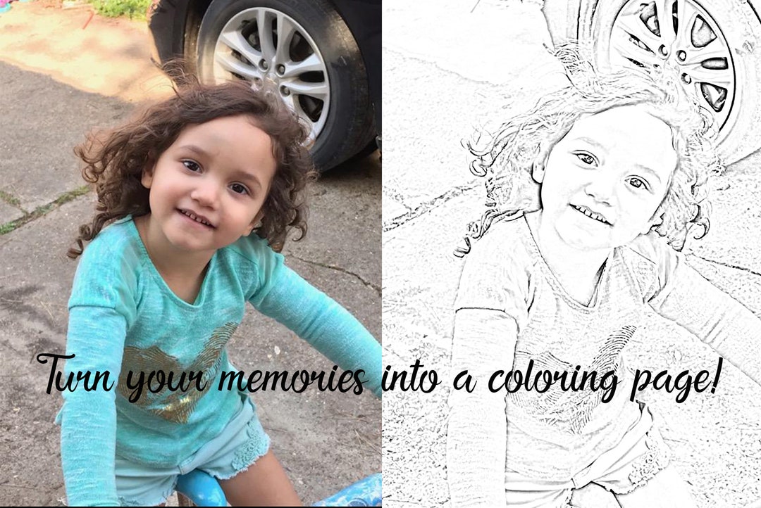 Turn Your Memories Into a Coloring Page Make a Piece of Art That Will ...