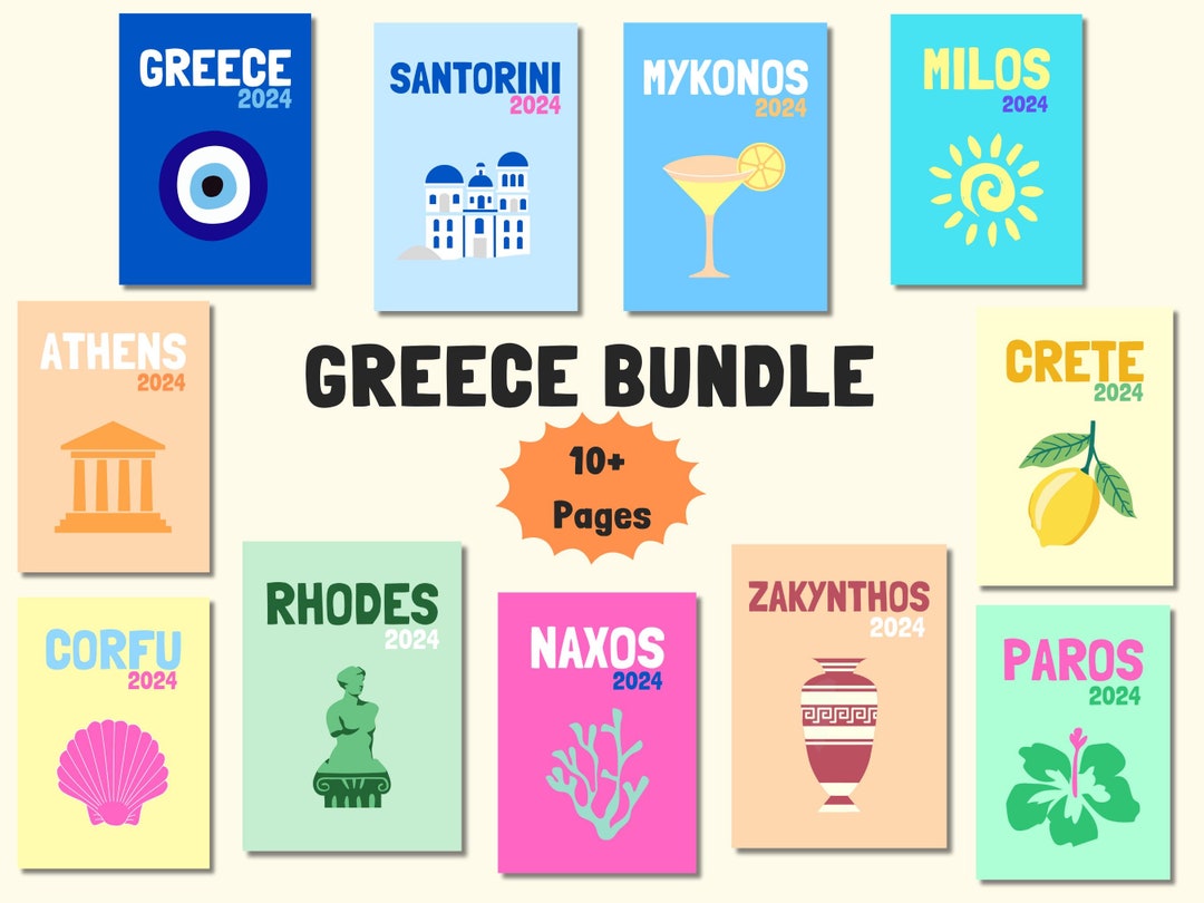 Greece Bundle Photo Book | Travel Photo Book | Coffee Table Book ...