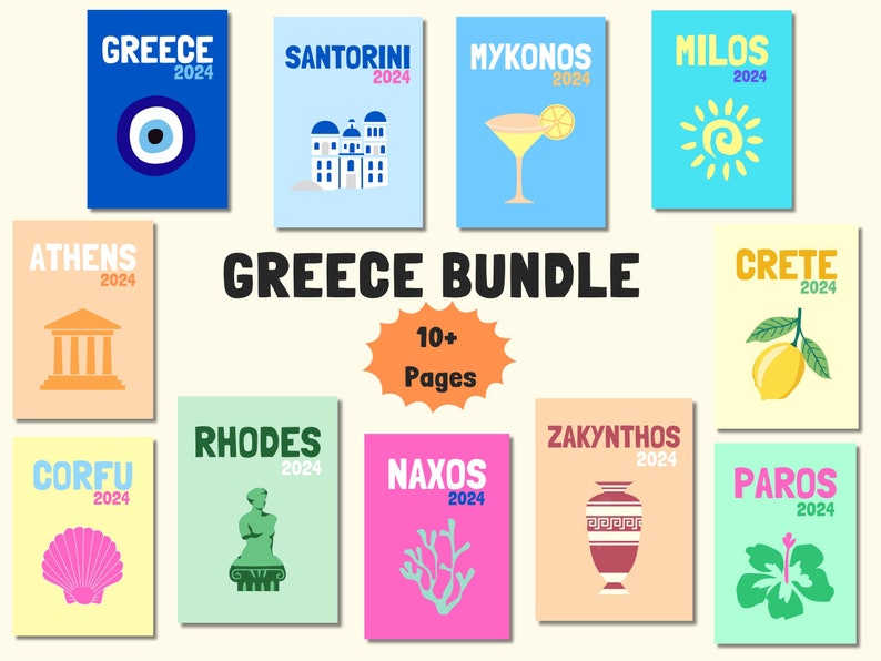 Greece Bundle Photo Book | Travel Photo Book | Coffee Table Book ...