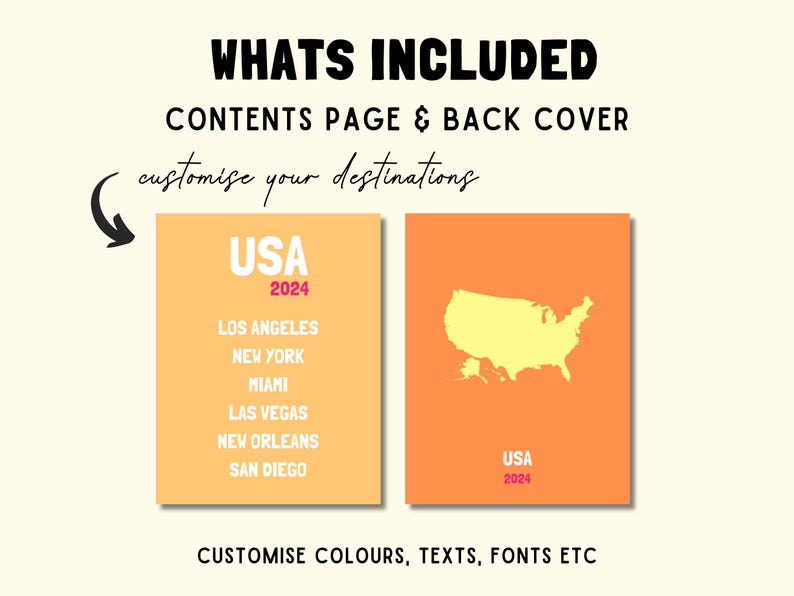 USA Bundle Photo Book | America Photo Book | Travel Photo Book | Coffee ...