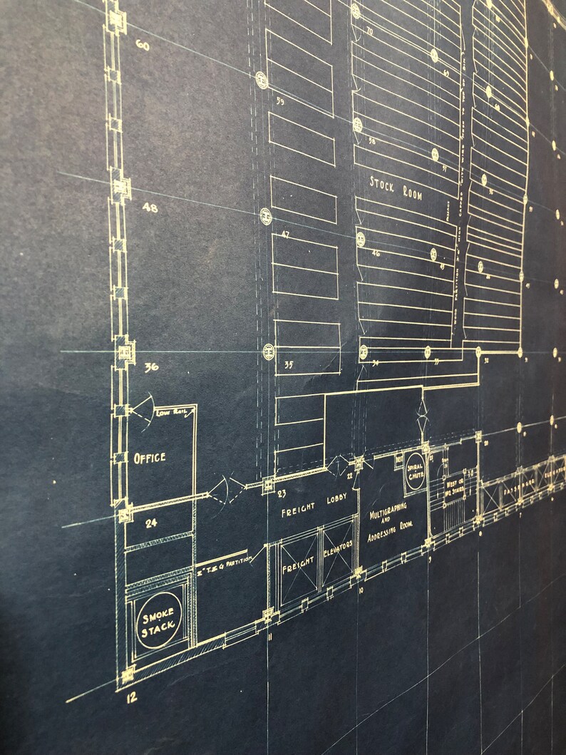 1930 Blueprint of Hudson’s Bay Company Store Building - No.8 - Etsy