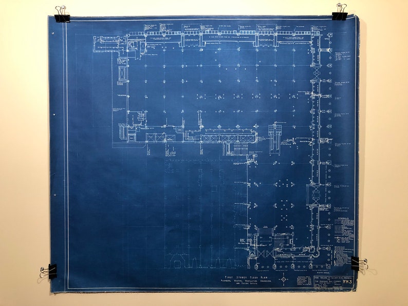 1930 Blueprint of Hudson’s Bay Company Store Building - Nom.3 - Etsy Canada