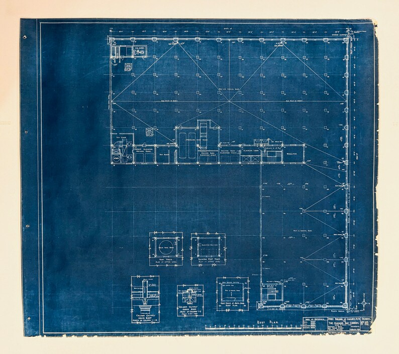 1930 Blueprint of Hudson’s Bay Company Store Building - No.10 - Etsy
