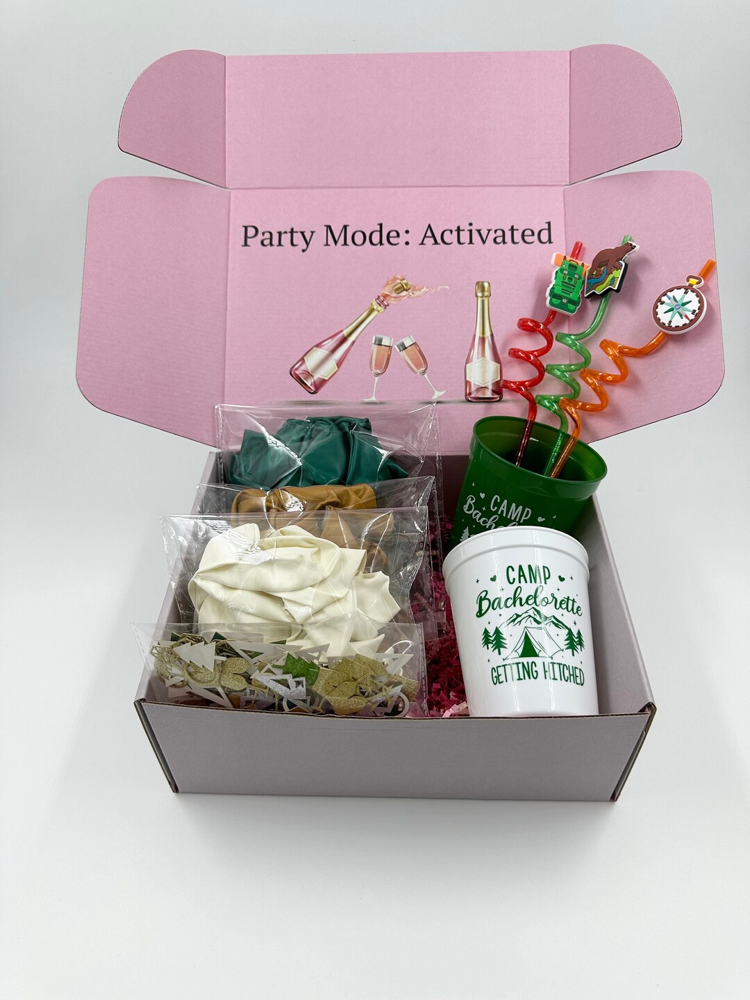 Camp Bachelorette Party Box | Midwest Bash Babes Box - Etsy