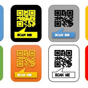 QR Code & Barcode Generator: Infinite Color Excel App (PDF) - Etsy