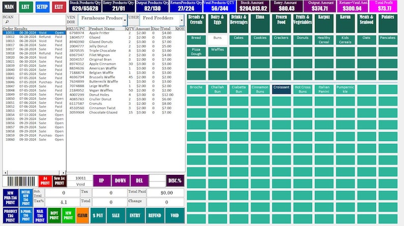 Checkmate POS Inventory Software: Barcode Printing, Sales Tracker ...