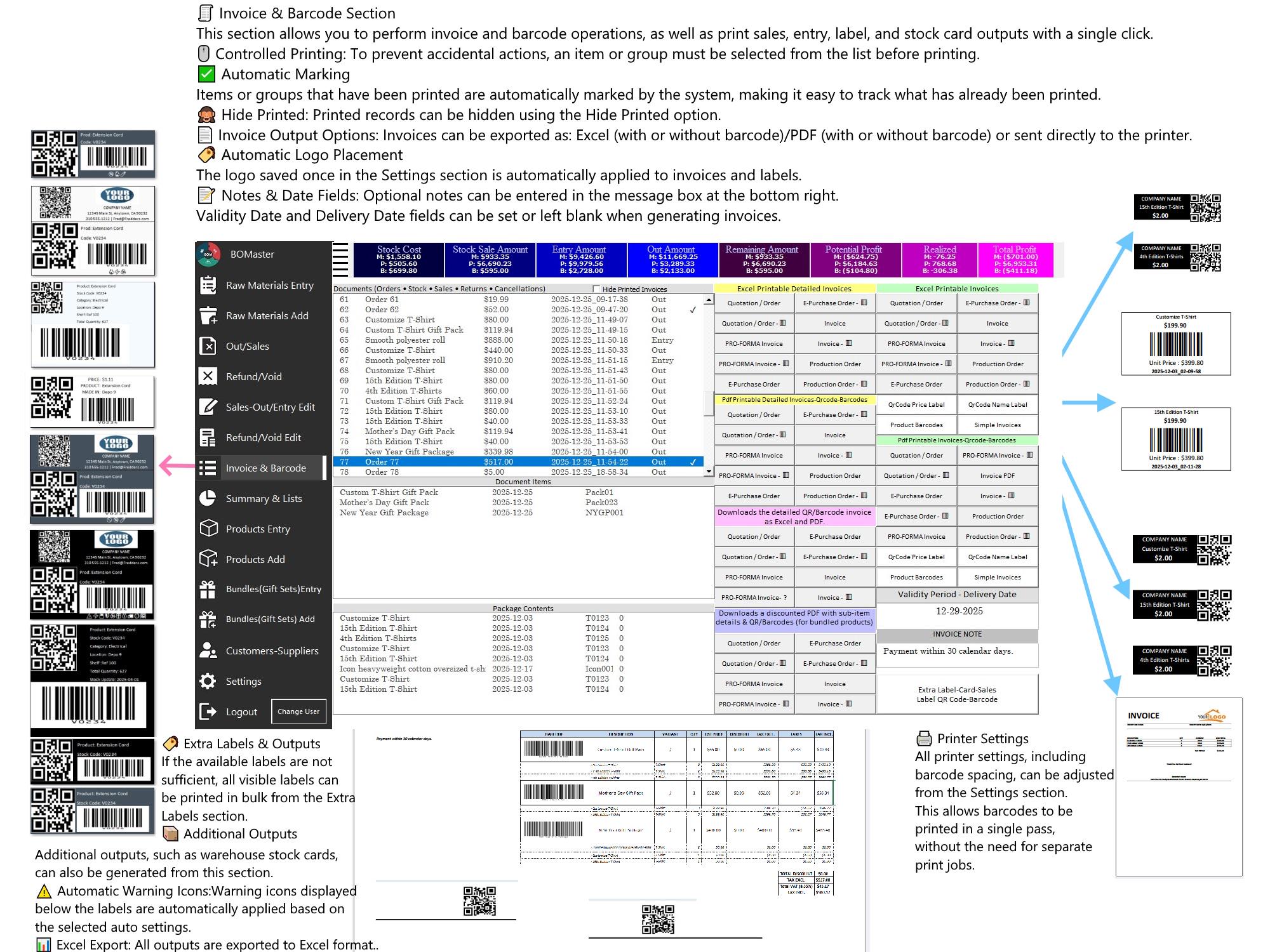 Inventory Tracker – Product, Material & Package Stock System (offline ...