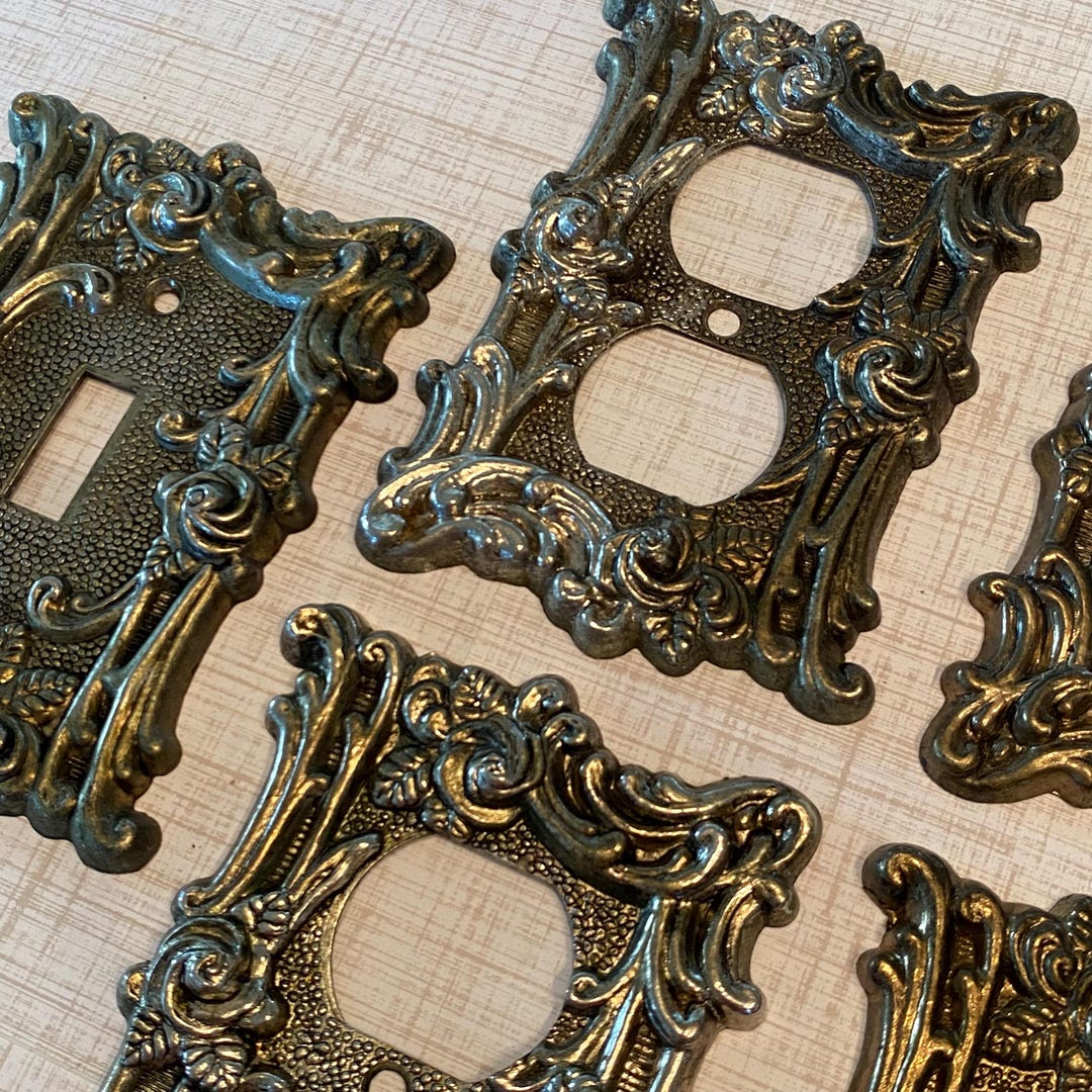 Vintage 1967 American Tack & Hardware 6 Outlet Covers/1 Light Switch ...